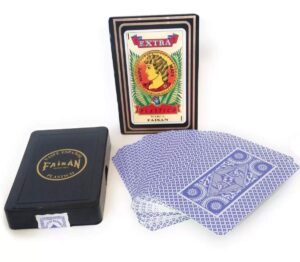 faisan baraja naipe espanola 100% plastico spanish playing cards 1 deck 40 cards