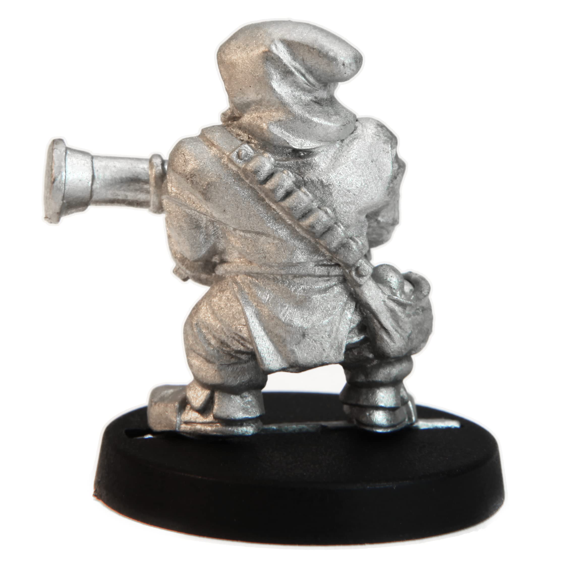 Stonehaven Dwarf Cannoneer No Beard Miniature Figure (for 28mm Scale Table Top War Games) - Made in US