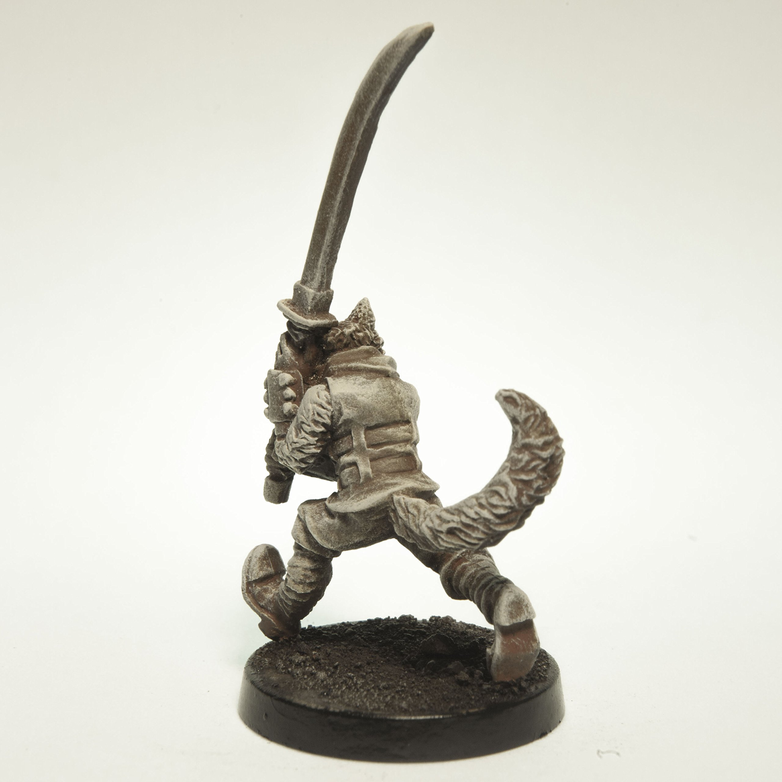 Stonehaven Miniatures Kitsune Fighter Figure (for 28mm Scale Table Top War Games) - Made in US