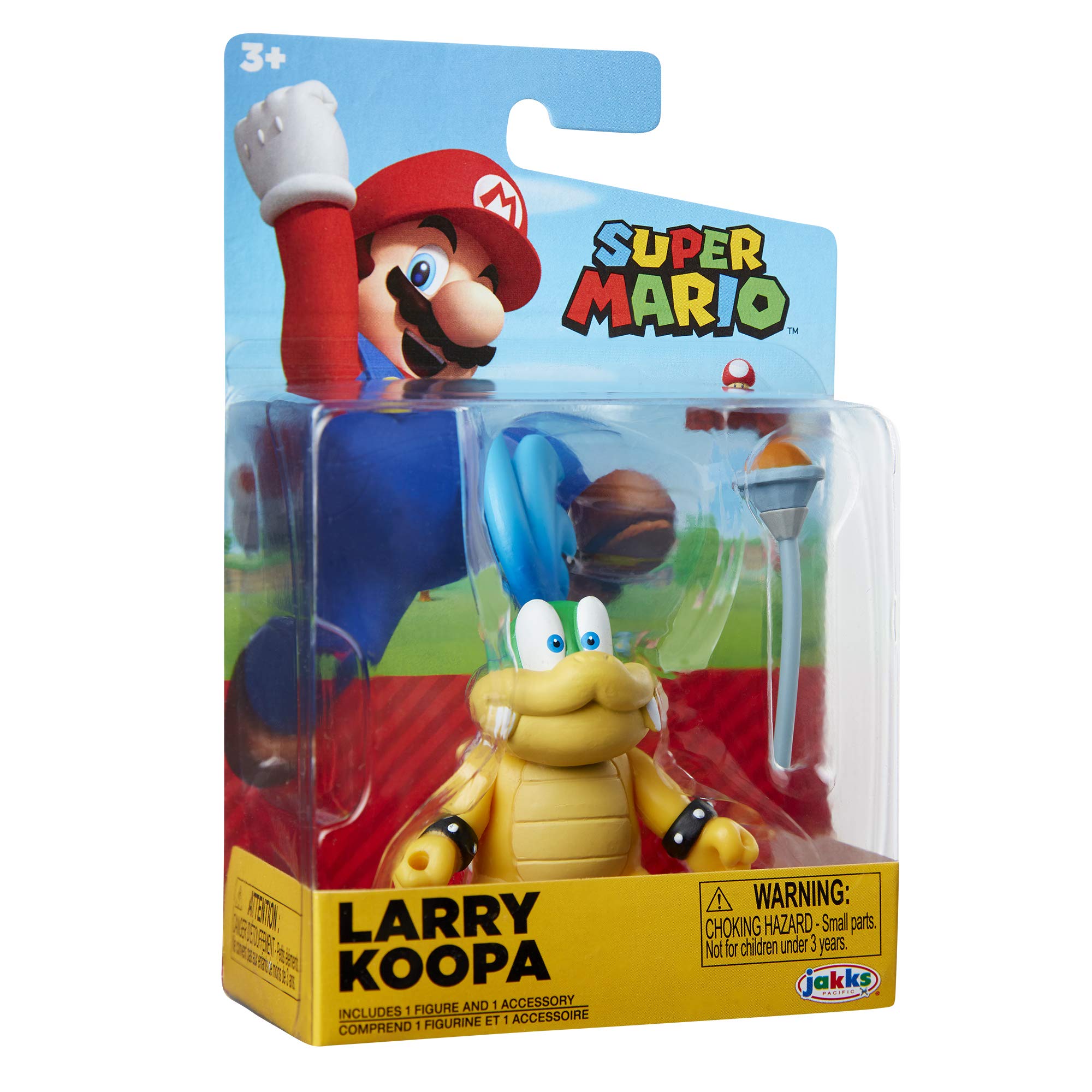 Super Mario Action Figure 2.5 Inch Larry Koopa Collectible Toy