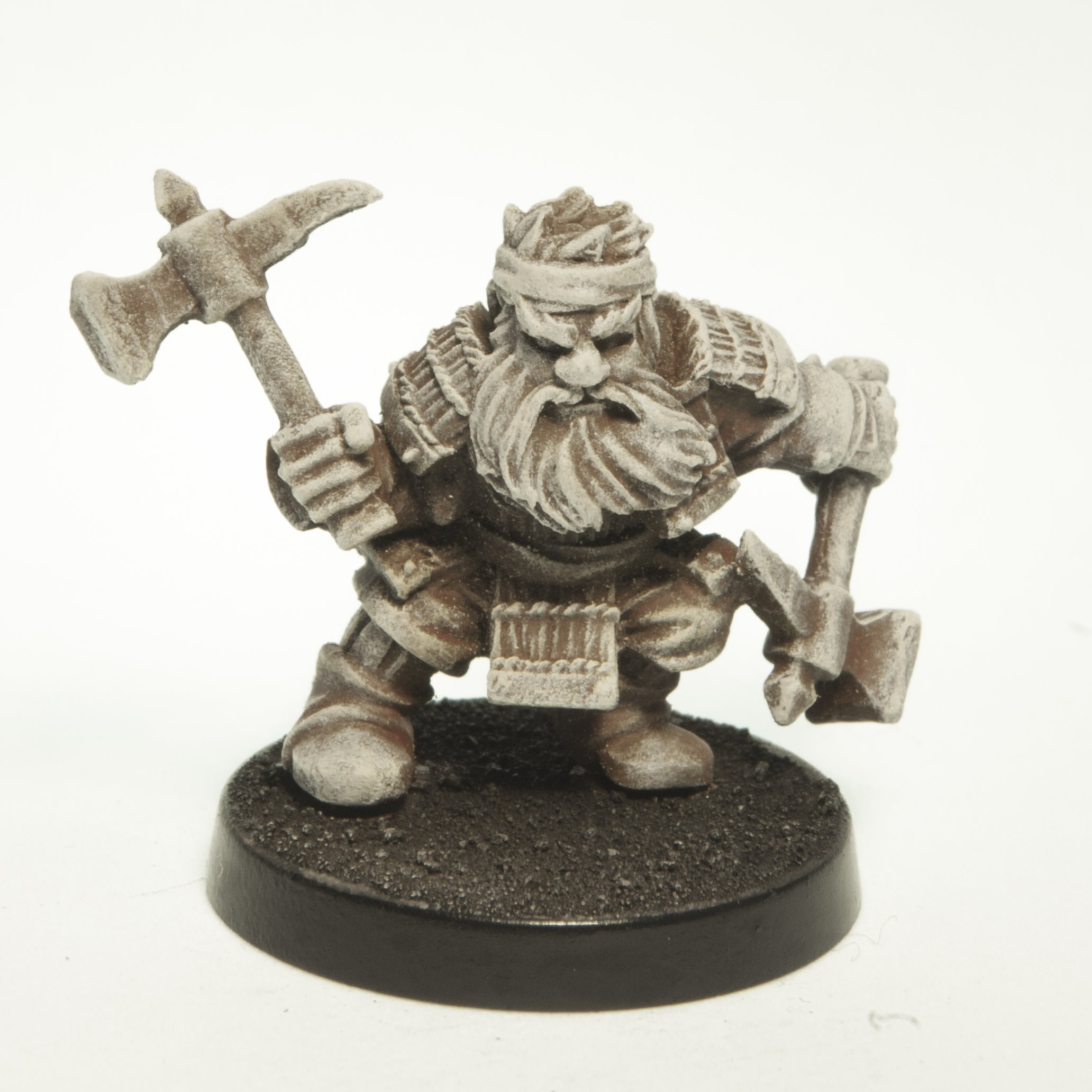 Stonehaven Miniatures Dwarf Ronin Figure (for 28mm Scale Table Top War Games) - Made in US