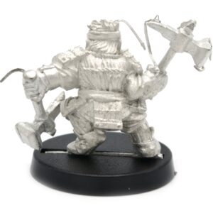 Stonehaven Miniatures Dwarf Ronin Figure (for 28mm Scale Table Top War Games) - Made in US