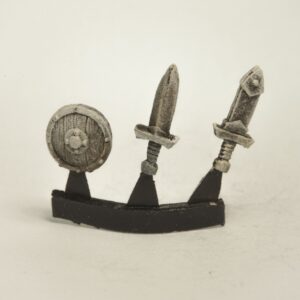 Stonehaven Halfling Sword and Buckler Miniature Figure for 28mm Table Top Wargames - Made in USA