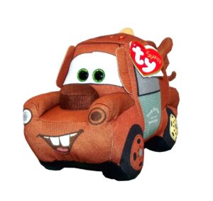 ty disney pixar cars 3 mater plush toy, 5 x 4 x 7.5