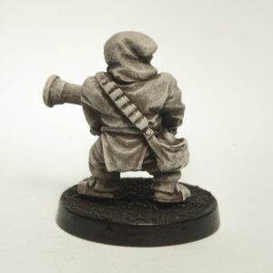 Stonehaven Dwarf Cannoneer No Beard Miniature Figure (for 28mm Scale Table Top War Games) - Made in US