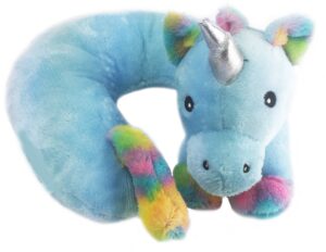 cloudz kids plush animal neck pillow - unicorn