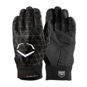 evoshield evocharge protective batting gloves - large, black