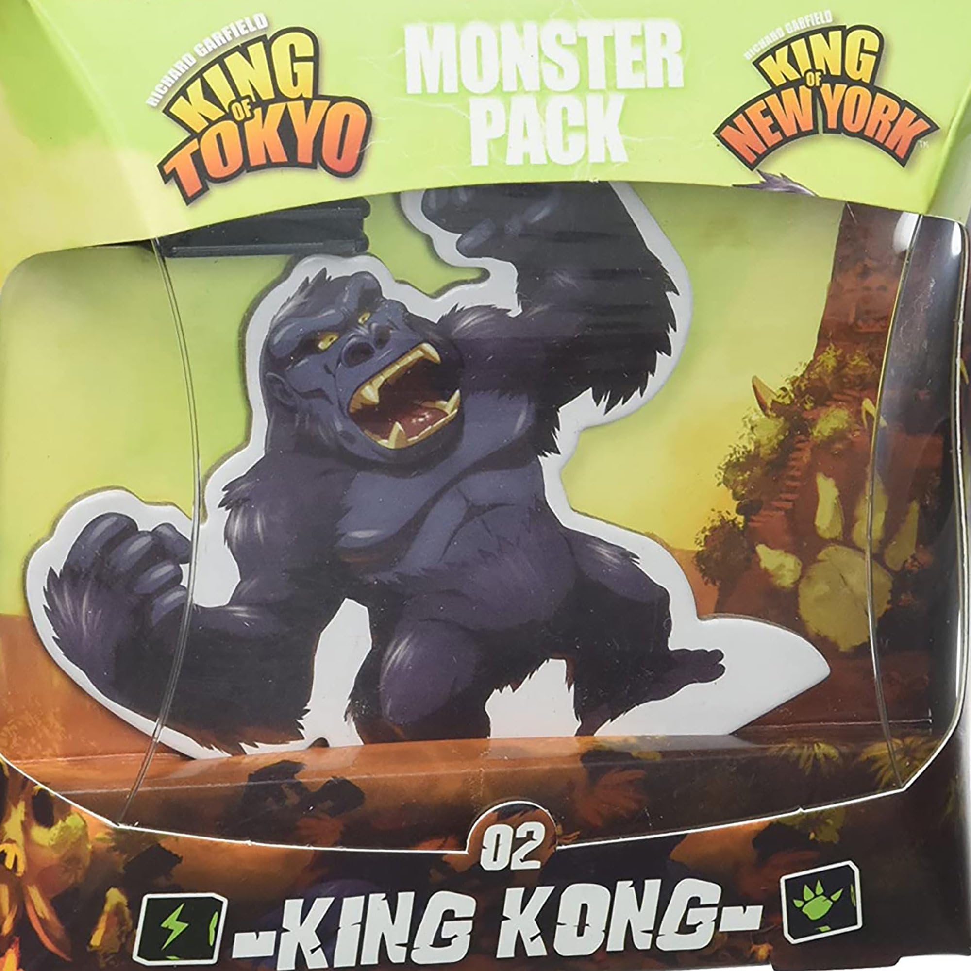 IELLO: Monster Pack King Kong Expansion, Strategy Board Game, Introduces King Kong Into The Roster, 2 to 6 Players, 30 Minute Play Time, Ages 8 and Up