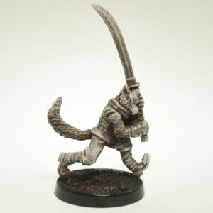 Stonehaven Miniatures Kitsune Fighter Figure (for 28mm Scale Table Top War Games) - Made in US