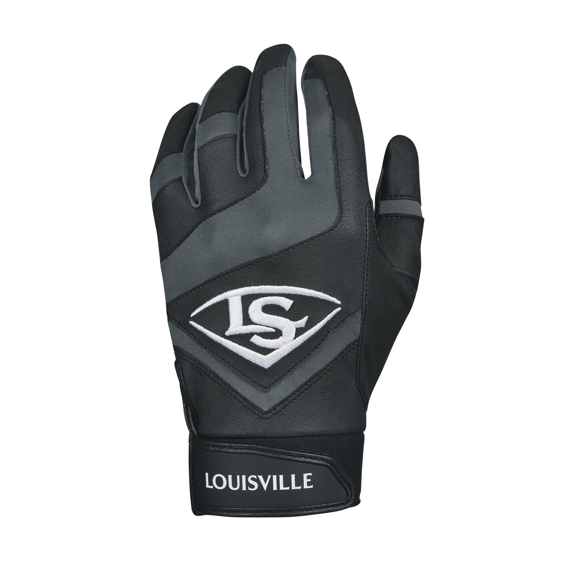 Louisville Slugger Genuine Adult Batting Gloves - Medium, White