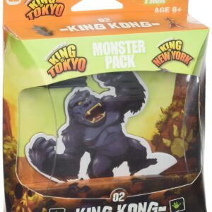 IELLO: Monster Pack King Kong Expansion, Strategy Board Game, Introduces King Kong Into The Roster, 2 to 6 Players, 30 Minute Play Time, Ages 8 and Up