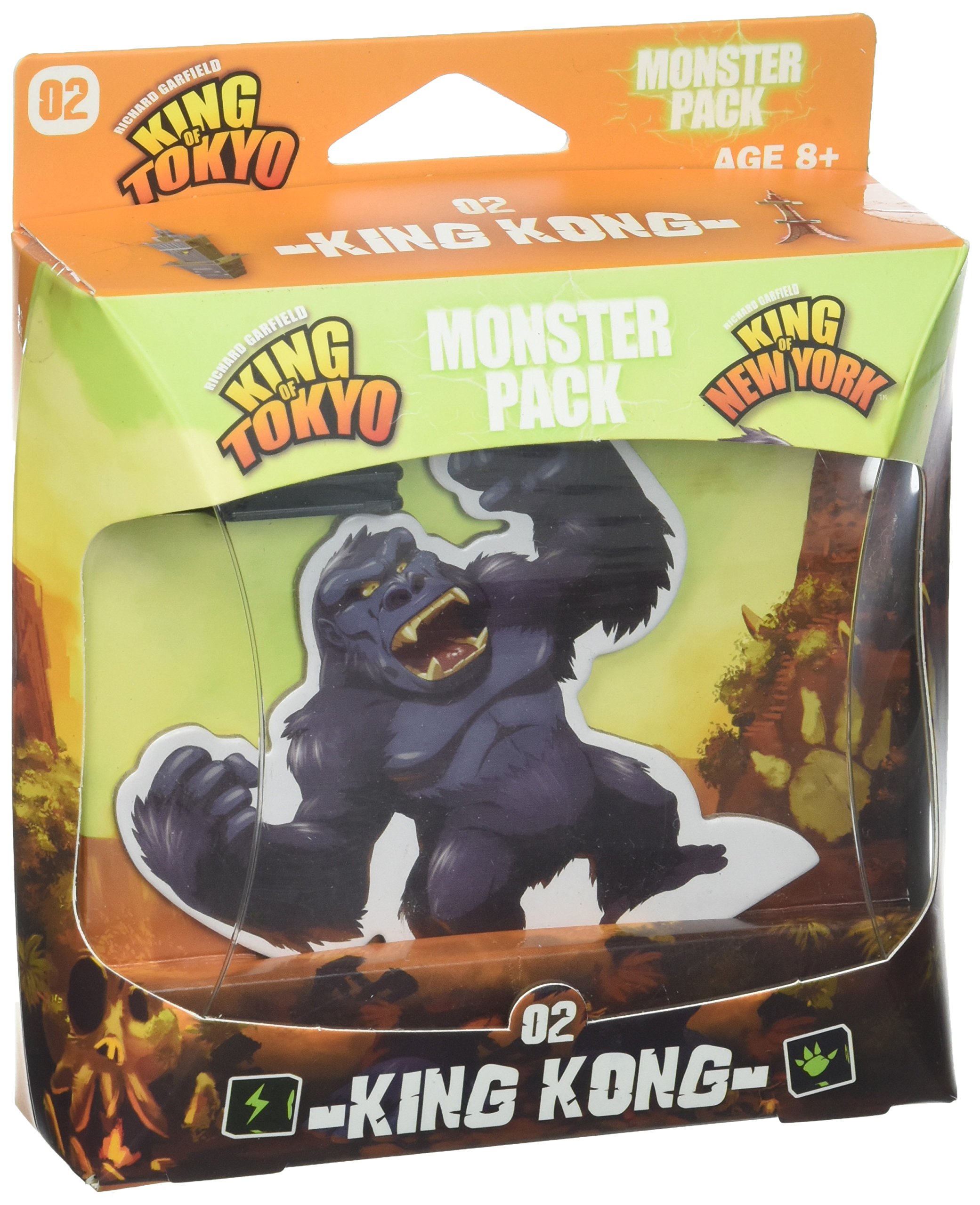 IELLO: Monster Pack King Kong Expansion, Strategy Board Game, Introduces King Kong Into The Roster, 2 to 6 Players, 30 Minute Play Time, Ages 8 and Up