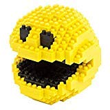 brick loot - pixel monster - 266 piece building block set kit model for kids and adults - fits mini nano sized blocks