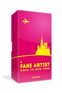 oink games a fake artist goes to new york - japanese social deduction game | fun stocking stuffer or secret santa gift | ages 8+ | party drawing game