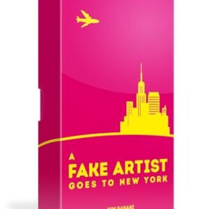 Oink Games A Fake Artist Goes to New York - Japanese Social Deduction Game | Fun Stocking Stuffer or Secret Santa Gift | Ages 8+ | Party Drawing Game