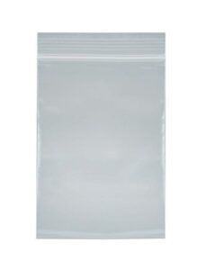 theclip.com 100 pack, 4x6, 2mil, transparent reclosable poly bags