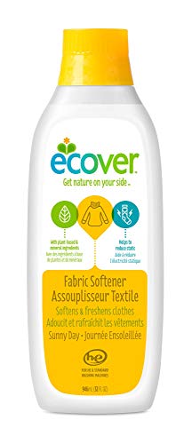 Ecover Fabric Softener Liquid, Sunny Day, 32 Fl Oz, Pack of 12