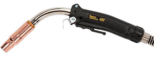 Tweco MS420M-116 Spray Master 450 Amp Air Cooled MIG Gun with Miller Style Rear Connector, Heavy Duty, Upto 1/16" Wire Size, 20' Length