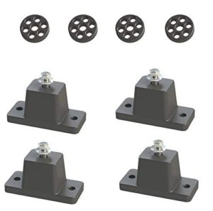 anti-vibration shock absorbing rubber mounting bracket for ductless mini split air conditioner condensers