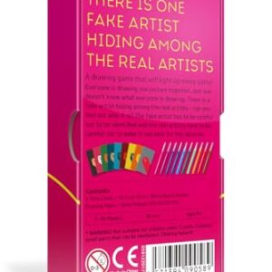 Oink Games A Fake Artist Goes to New York - Japanese Social Deduction Game | Fun Stocking Stuffer or Secret Santa Gift | Ages 8+ | Party Drawing Game