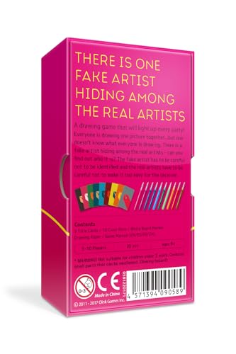 Oink Games A Fake Artist Goes to New York - Japanese Social Deduction Game | Fun Stocking Stuffer or Secret Santa Gift | Ages 8+ | Party Drawing Game