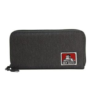 ben davis bdw-9194 wallet, heather black