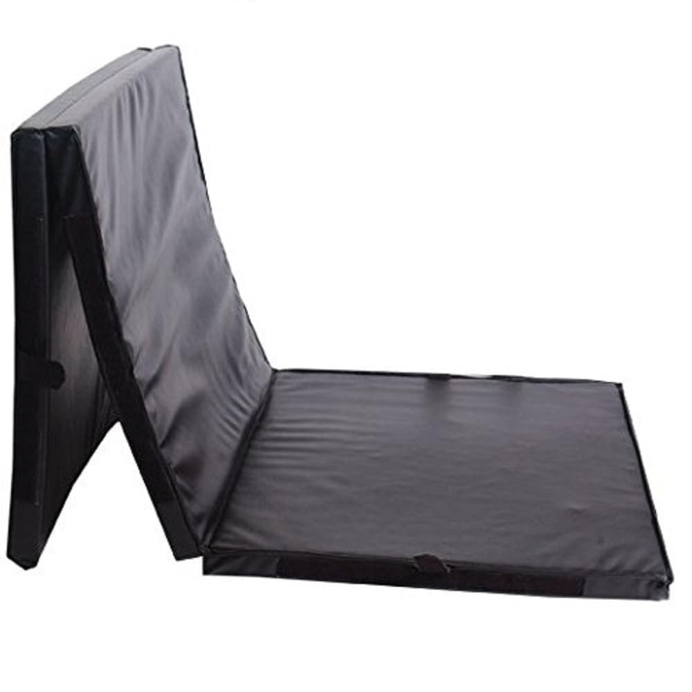 CAP Barbell Extra-Wide Cap Premium Tri-Fold Exercise Mat, Black