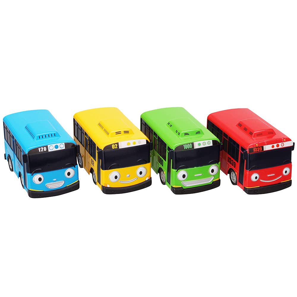 Tayo Gani Lani Rogi - The Little Bus Tayo Special Metal Vehicles Set 4pcs