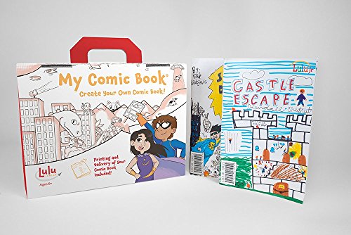 Lulu Jr. My Comic Book Making Kit, Multicolor, 6.75" x 10.25"