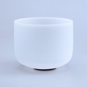 440hz 8" b crown chakra quartz crystal singing bowl