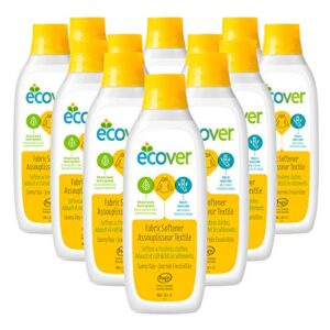 ecover fabric softener liquid, sunny day, 32 fl oz, pack of 12