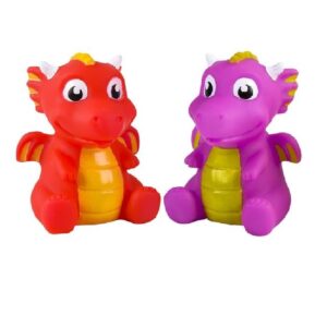 Dragon Squirts Set of 12 Playful Bathtub and Birthday Party Goody Bag Toys