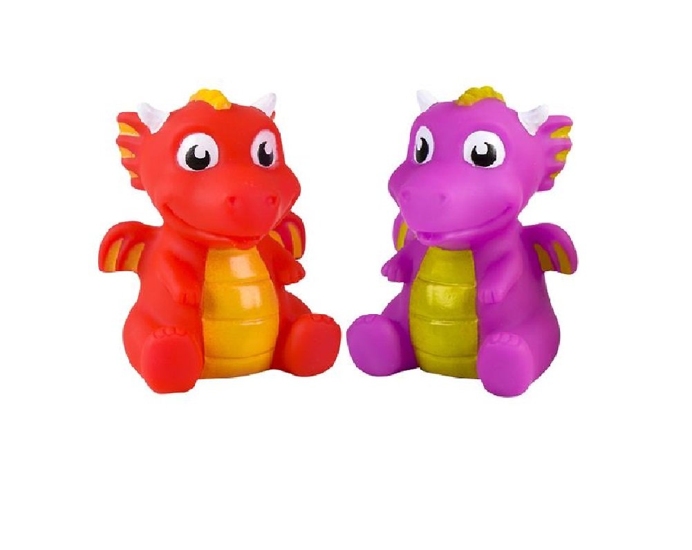 Dragon Squirts Set of 12 Playful Bathtub and Birthday Party Goody Bag Toys