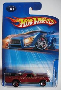 hot wheels red '69 el camino #171 5spoke