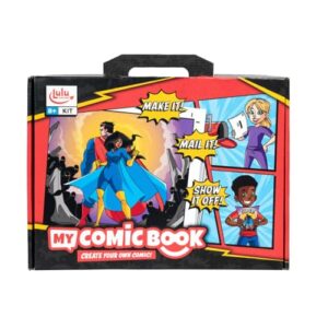 lulu jr. my comic book making kit, multicolor, 6.75" x 10.25"