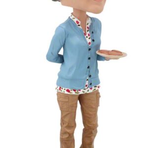 Royal Bobbles The Walking Dead Carol Peletier Bobblehead, Premium Polyresin Lifelike Figure, Unique Serial Number, Exquisite Detail