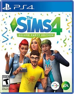 the sims 4 deluxe party edition - playstation 4