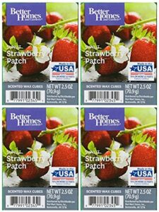 better homes and gardens sunlit strawberry patch scented wax cubes - 4-pack