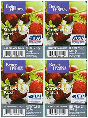 Better Homes and Gardens Sunlit Strawberry Patch Scented Wax Cubes - 4-Pack