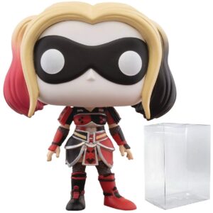 funko pop! dc heroes: imperial palace - harley quinn vinyl figure (bundled with compatible box protector case) multicolored 3.75 inches