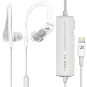 sennheiser ambeo smart headset (ios) – active noise cancellation, transparent hearing and 3d sound recording