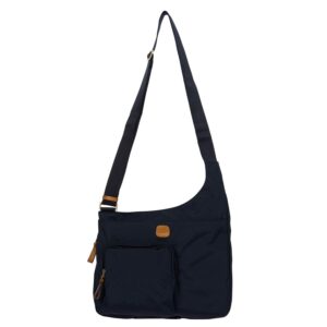 bric's 2.0 x-bag hipster envelope - one size shoulder bag for women - travel purse - navy