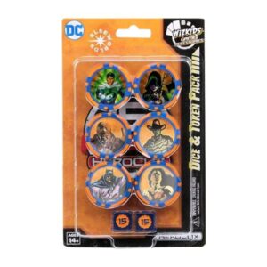 dc heroclix: 15th anniversary dice and token pack