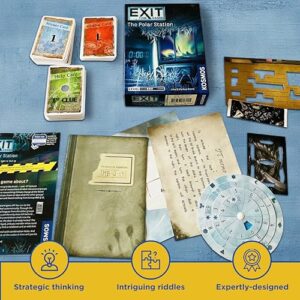 The Polar Station | Exit: The Game - A Kosmos Game | Family-Friendly, Card-Based at-Home Escape Room Experience for 1 to 4 Players, Ages 12+