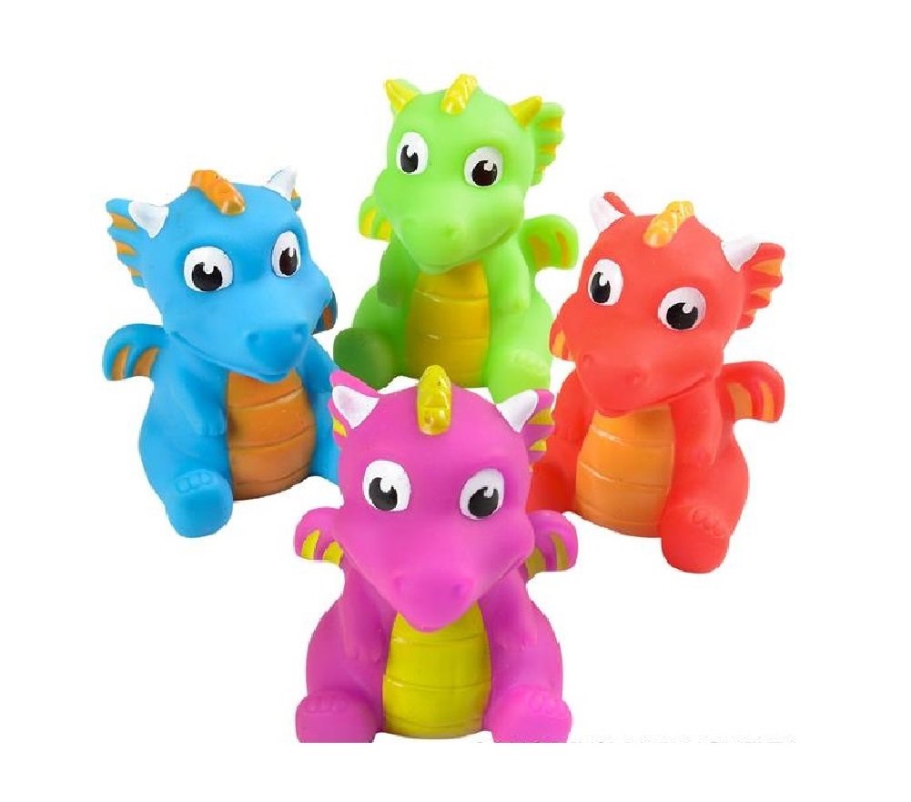 Dragon Squirts Set of 12 Playful Bathtub and Birthday Party Goody Bag Toys