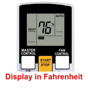 RCECAOSHAN Replacement for Fujitsu Air Conditioner Remote Control Model Number AR-RAE2U Works for ASU12RLS ASU9RLS