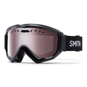 smith optics knowledge otg unisex snow winter goggle - black, ignitor mirror