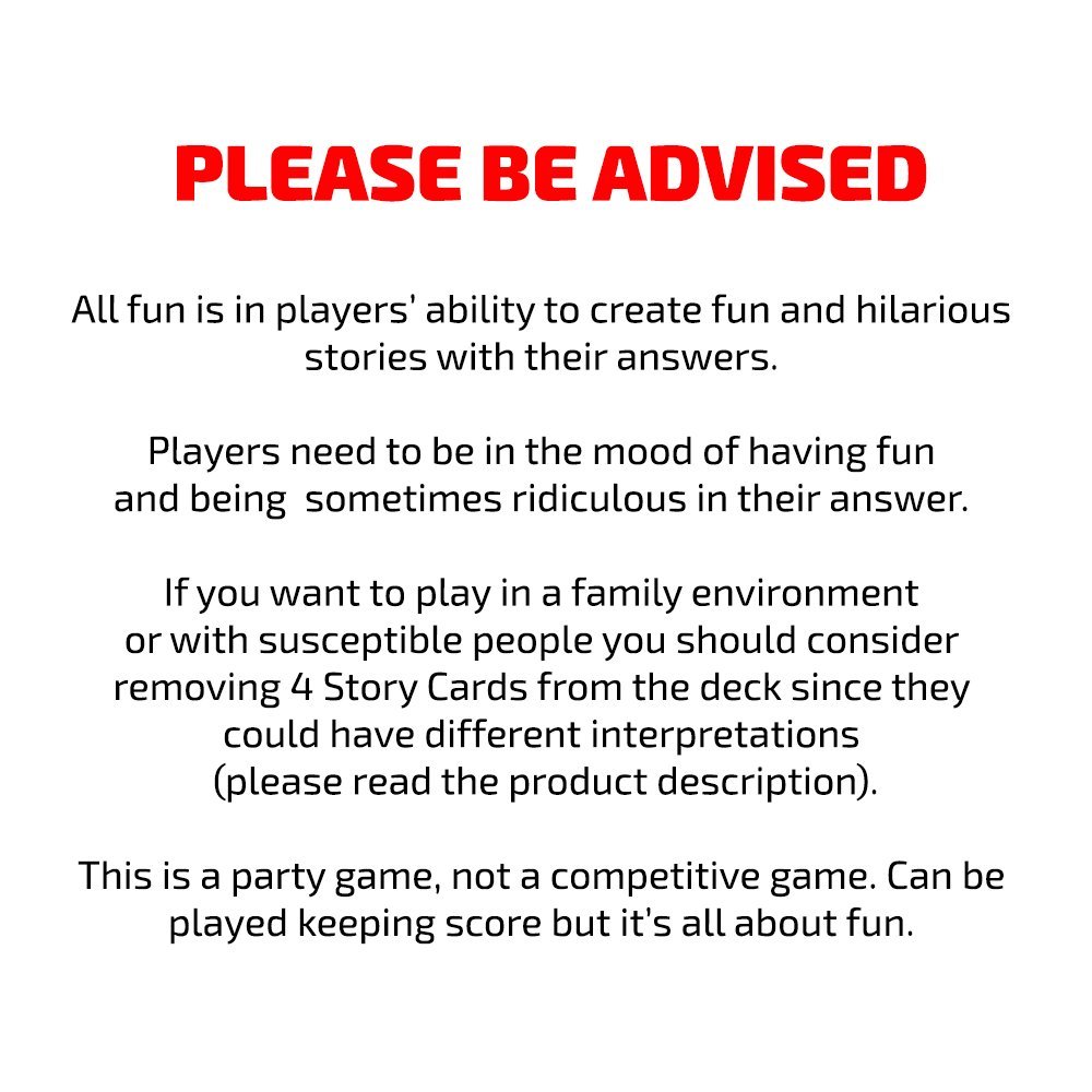 The Awkward Storyteller, Party Card Games for Adults Teens & Kids That Involves Everyone in Fun, Laughter, and Creative Story-Telling, for 4-11 Players, Ages 16+