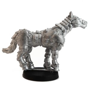 Stonehaven Clockwork Horse Miniature Figure (for 28mm Scale Table Top War Games) - Made in US