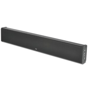 zvox sb380 soundbar for tv with accuvoice dialogue boost, aluminum soundbar with built-in subwoofer, wall mountable home speaker bar for clearer sound, 35.5" tv sound bar